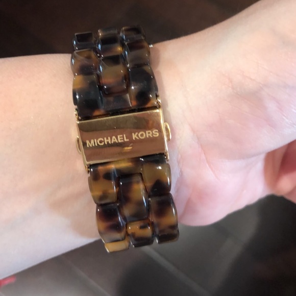 Michael Kors | Accessories | Michael Kors Tortoise Watch | Poshmark